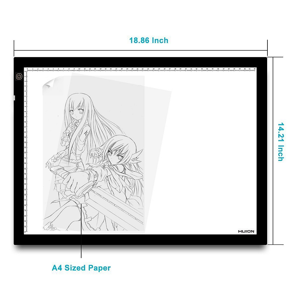 Huion A3 Tracing Light Box | DGtizers
